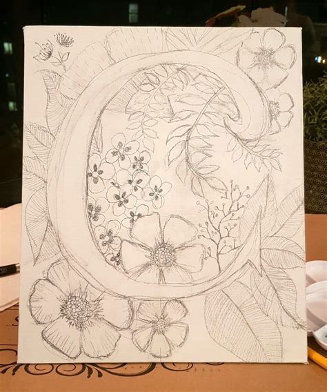 Pencil Drawing Letter C Drawing Letters Pencil Drawings Drawings