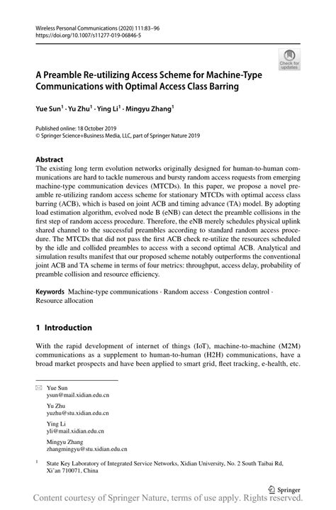 a preamble re utilizing access scheme for machine type communications