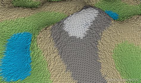 （unity）mesh网格藉由柏林噪声绘制地图柏林噪声生成高程图 Csdn博客