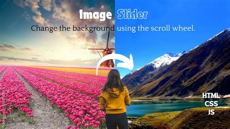 create crazy background image slider effects in html css and javascript