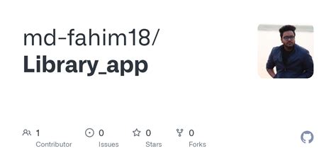 Github Md Fahim18libraryapp