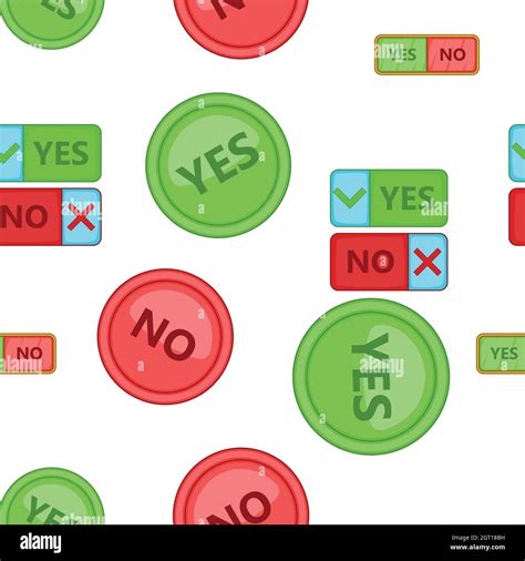 Cross And Tick Pattern Cartoon Style Stock Vector Image And Art Alamy