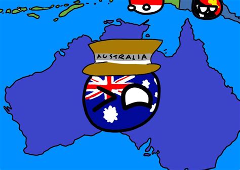 Australia Map In Countryballs By Objectflagsalgreia On Deviantart