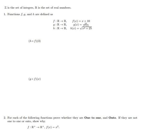 Answered Z Is The Set Of Integers R Is The Set Bartleby