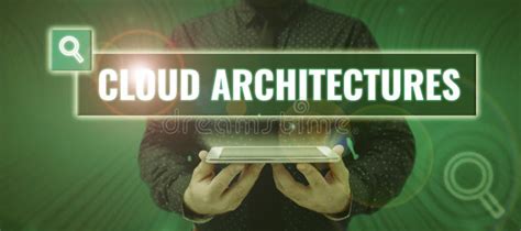 Conceptual Caption Cloud Architecturesvarious Engineered Databases Softwares Applications