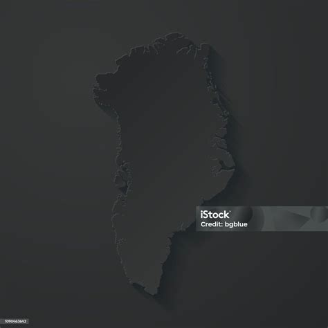 그린란드 지도 종이 베인 검은 배경에 효과 0명에 대한 스톡 벡터 아트 및 기타 이미지 0명 3차원 형태 검은색 Istock