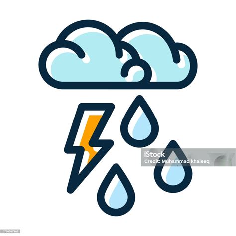 극단적 인 날씨 벡터 굵은 선은 개인 및 상업적 사용을위한 어두운 색상 아이콘을 채웠습니다 0명에 대한 스톡 벡터 아트 및 기타 이미지 Istock