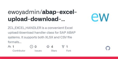 Github Ewoyadminabap Excel Upload Download Handler Zclexcel