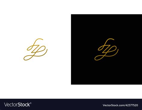 Modern And Unique Handwritten Letter Sy Initials Vector Image
