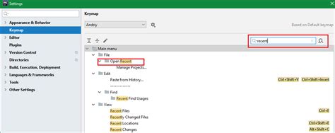 Open Project Windows Shortcut Key Ides Support Intellij Platform