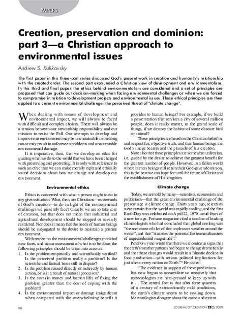 pdf creation preservation and dominion part 3—a christian approach