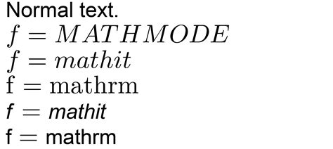 Controlling Both Main Text And Math Mode Fonts TeX LaTeX Stack Exchange