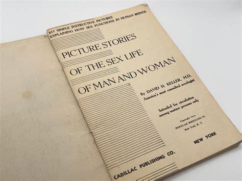 Vintage Sex Education Book Picture Stories Of The Sex Life Of Man And Woman Paperback