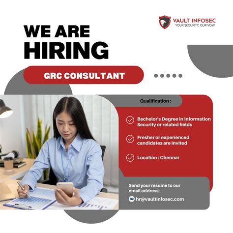 Vault Infosec On Linkedin Hiring Grc Cybersecuritycareers Compliance Riskmanagement