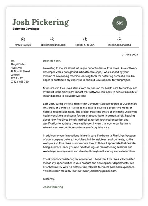 How To Write A Speculative Cover Letter With Examples
