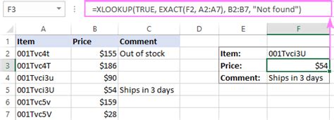 How To Do Case Sensitive Vlookup In Excel Formula Examples