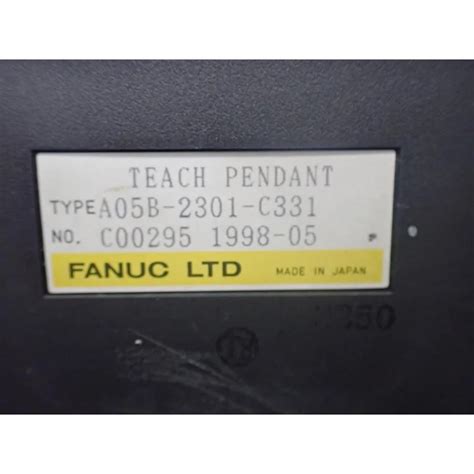 Fanuc Robot Teach Pendant Rj 2 A05b 2301 C331 A05b 2301 C331