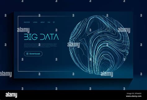 Global Big Data Cloud Network Futuristic Background Abstract Digital Technology Background