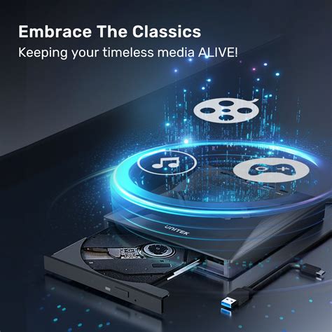 5 In 1 External Optical Drive With Usb Hub