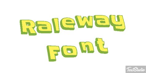 Raleway Font Font Animated  Logo Designs