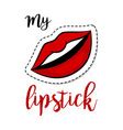 Lips Sex Pink Icon Women Royalty Free Vector Image