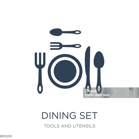 흰색 바탕에 설정된 아이콘 벡터 식사 식사 세트 유행 가득 아이콘 도구와 식기 컬렉션에서 벡터 일러스트 레이 션을 식사 가구에 대한 스톡 벡터 아트 및 기타 이미지 Istock