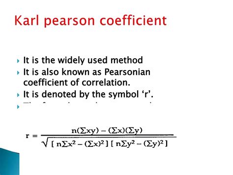 Procedure For Finding Correlation Coefficient Pptx Physics Science