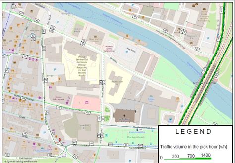 Traffic Volume Map Present Condition Download Scientific Diagram