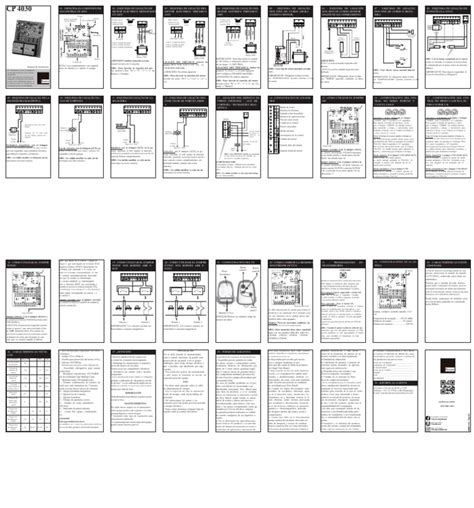 Manual De Instrucciones Central Cp4030 Rev 01 Pdf Relé Electrónica