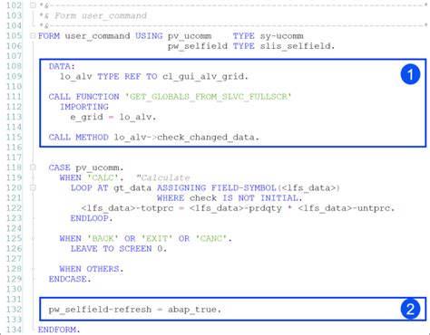 Get And Set Changed Data For Editable ALV ABAPMEMO COM