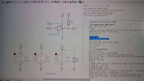仿真问题：使用器件sn74lvc1g126的ti官方pspice模型仿真出来的高阻态结果不正确，不知问题出在哪，望提供帮助，谢谢。 其它