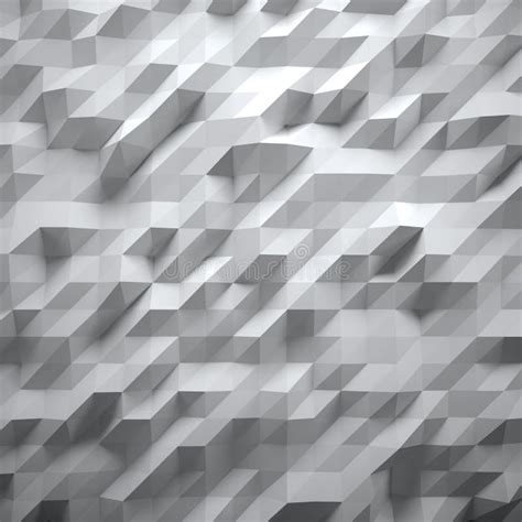 Photo Of Highly Detailed White Polygon White Geometric Rumpled Triangular Low Poly Style