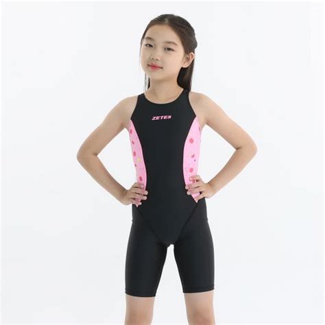 제테스 여아동 아쿠아 Y백 5부 실내수영복 캔디핑크 G2i252 위시버킷