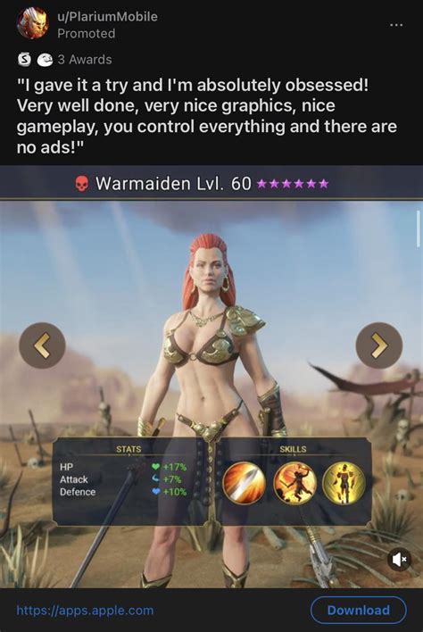 These Raid Shadow Legends Ads Are Getting More And More Sexualised Every Time I See Them Now I