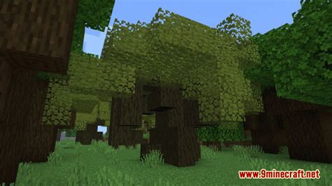 Forested Trees Addon Minecraft PE Bedrock Mod Mc Mod Net