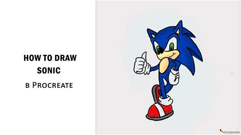 Как нарисовать Соника How To Draw Sonic уроки рисования маркерами