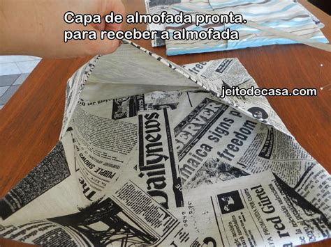Como Fazer Capas De Almofadas Fácil Sem Zíper Jeito De Casa Blog