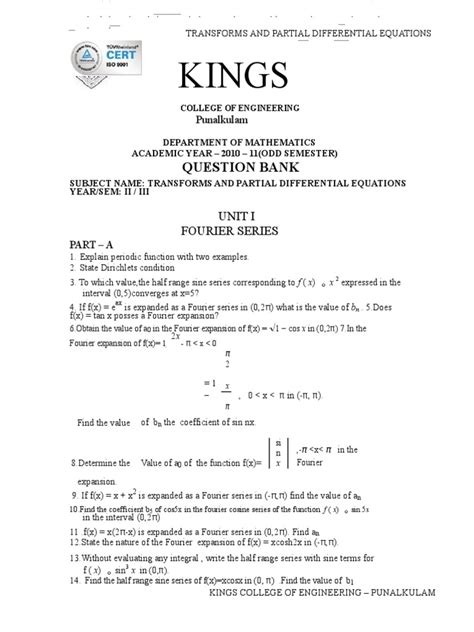 Pdf Partial Differential Question Bank Dokumen Tips