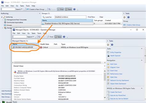 create a group for disabled sql engines the monitoring guys