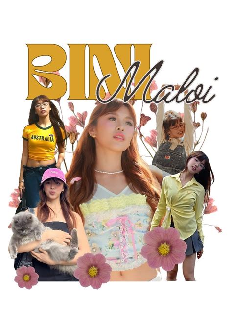 Bini Maloi Cotton Shirt Concert Graphic Tee Blooms Biniverse Fanmade