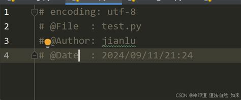 如何设置新建每个python文件开头带上作者名和时间？python新建文件使得开头自动生成作者和创建日期等 Csdn博客