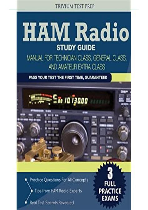 PDF Ham Radio Study Guide Manual For Technician Class General Class And Amateur Extra Class