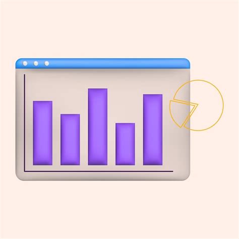 3d 다이어그램 디자인 소셜 미디어 마케팅 개념 벡터 렌더링 그림 프리미엄 벡터