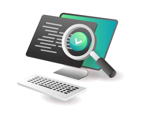 premium vector isometric illustration concept analyzing programming languages