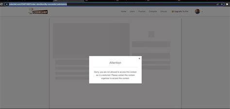 Unable To Register For Contest Bug Reports Codechef Discuss