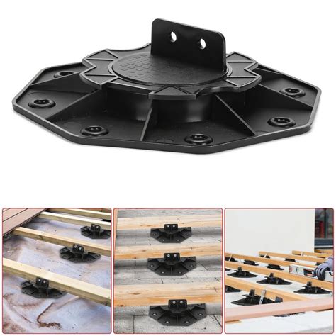 Plot Terrasse Bois Ou Composite Noir Plot Terrasse Pour Dalle Réglable 18 30 Mm 30x Leroy Merlin