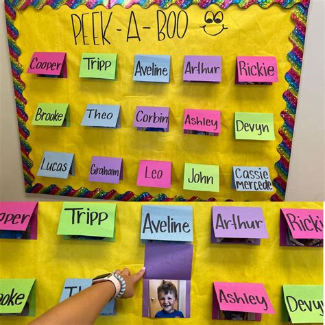 Peek A Boo Bulletin Board Artofit