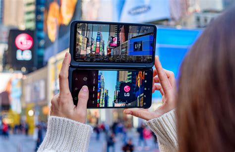 The Lg G X Thinq Is A Hinged Smartphone With A Useful Second Screen