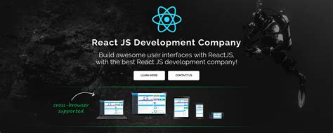 React JS Development Web Page Design On Behance