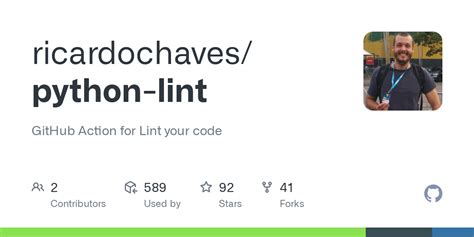 Github Ricardochavespython Lint Github Action For Lint Your Code